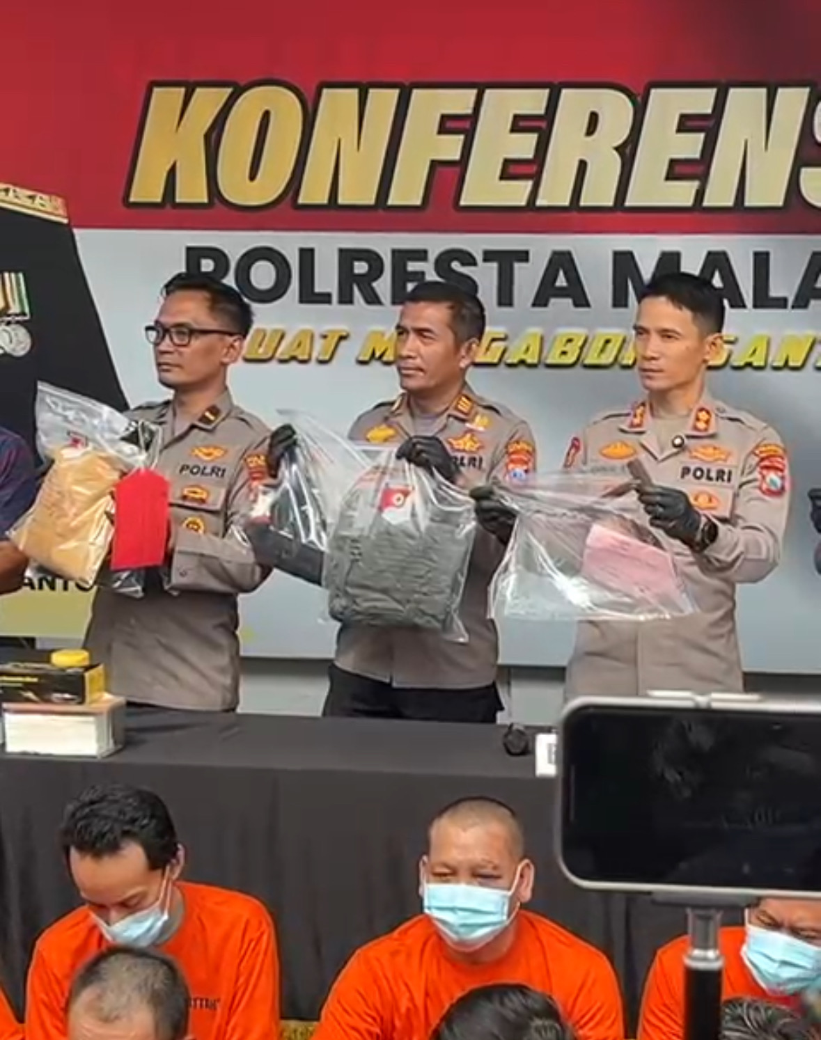 24 Kasus Termasuk Gangster Berhasil Diungkap Polresta Malang Kota - Malang Raya Media